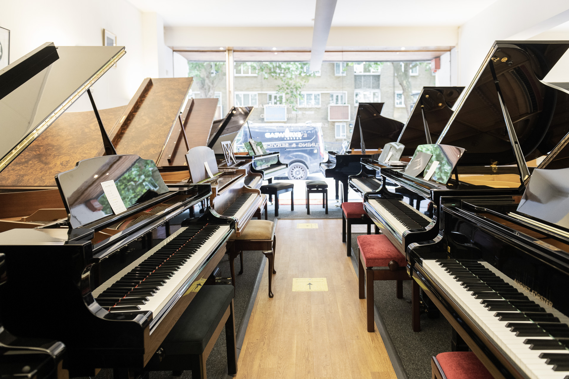 Markson Pianos: components of a piano shop | mushRoom Blog